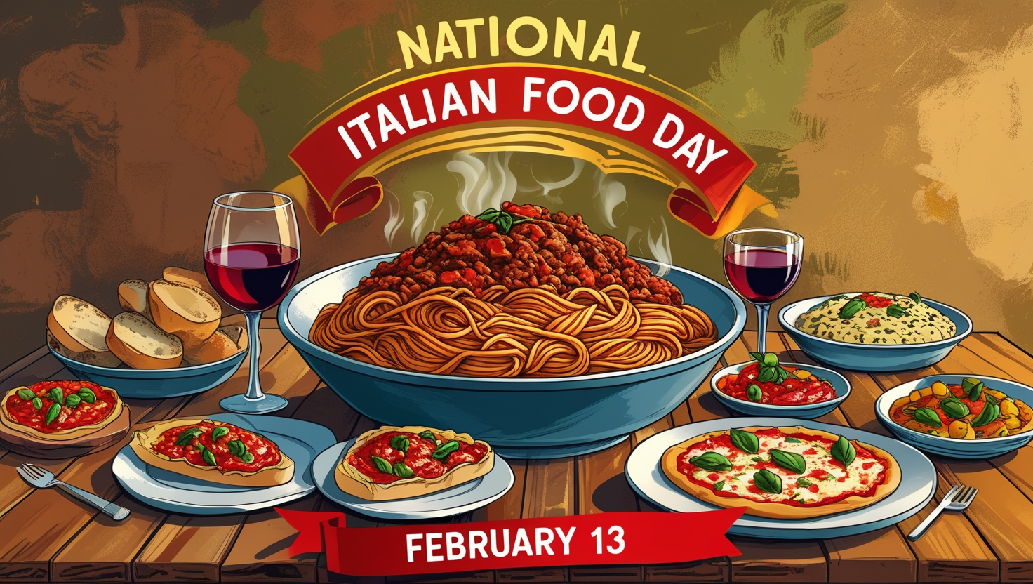 National Italian Food Day February 13 – Calendar.cx